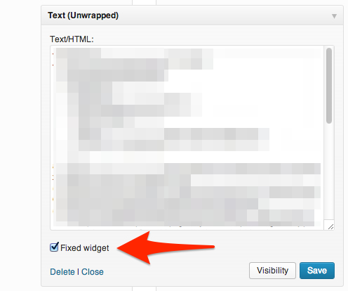 How To Make WordPress Sidebar Widgets Sticky & Float With Webpages